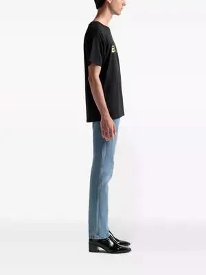 Bally Metallic-logo Cotton T-shirt - Black