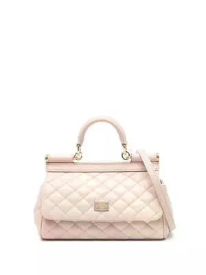 Dolce & Gabbana Mini Sicily Quilted Tote Bag