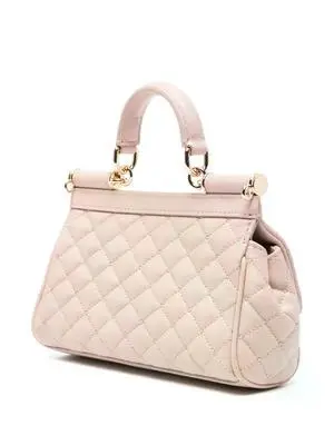 Dolce & Gabbana Mini Sicily Quilted Tote Bag