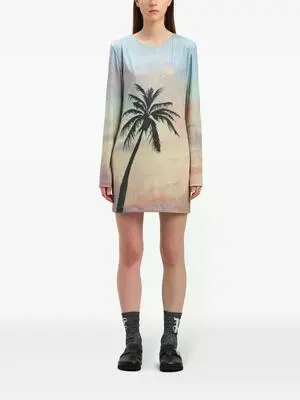 Palm Angels Sunrise Palm Mini Dress