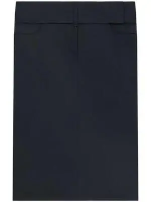COURREGES Belted Midi Skirt - Blue