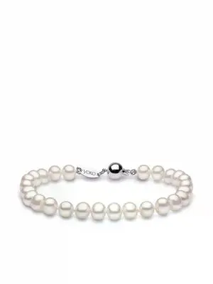 Yoko London 18kt White Gold Freshwater Pearl Bracelet - Silver
