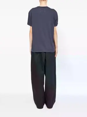 MAISON MARGIELA Logo-embroidered Cotton T-shirt