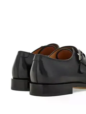 FERRAGAMO Buckled Monk Strap Shoes