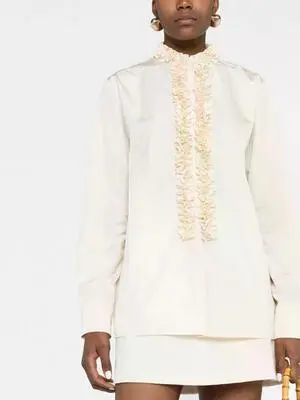 JIL SANDER Ruffle-trim Blouse