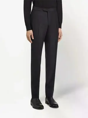 Zegna Trofeo 600 Single-breasted Wool-silk Suit - Black