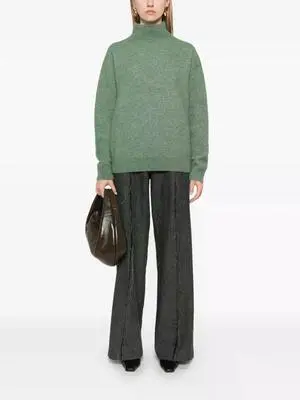 ALYSI High-neck Alpaca Wool Sweater