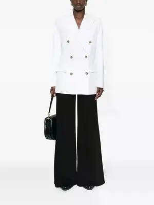 Michael Kors Crepe Double-breasted Blazer