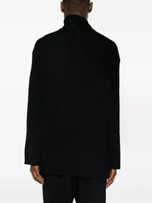 Yohji Yamamoto Ribbed-knit Turtleneck Sweater