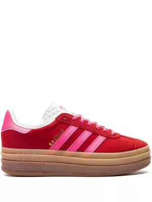 Adidas Gazelle Bold Leather Sneakers - Red