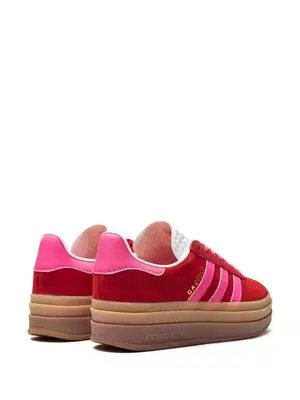 Adidas Gazelle Bold Leather Sneakers - Red