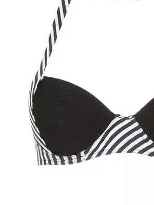 AMIR SLAMA Striped Underwire-cup Bikini