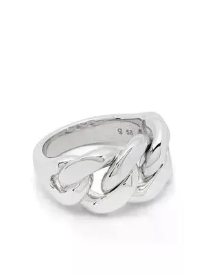 Tom Wood Dean Curb-chain Ring - Silver