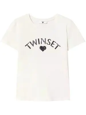TWINSET Logo-embellished T-shirt