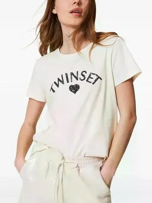 TWINSET Logo-embellished T-shirt