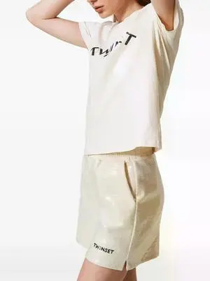 TWINSET Logo-embellished T-shirt