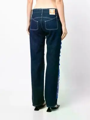 Paula Canovas Del Vas Tulle Panel Jeans
