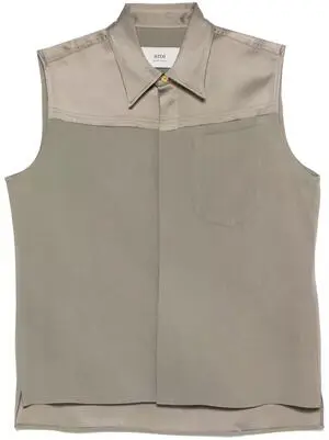 AMI Paris Satin Blouse