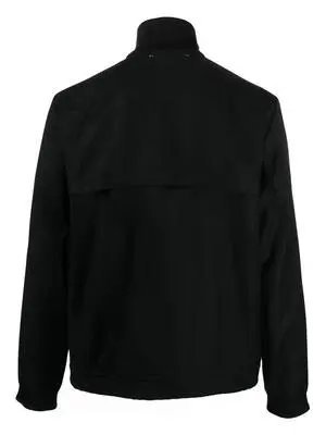 Paul Smith Ribbed-collar Jersey-texture Bomber Jacket