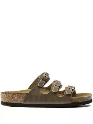 BIRKENSTOCK Florida Slides - Brown