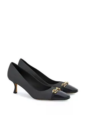FERRAGAMO 60mm Gancini-plaque Pumps