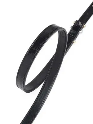 Pinko Crocodile-effect Leather Belt