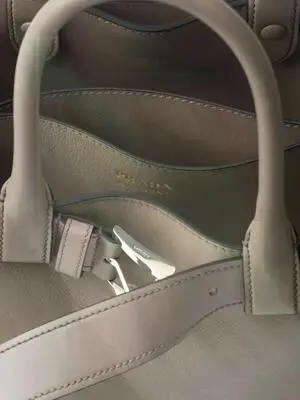 Prada Buckle Tote Bag - Grey