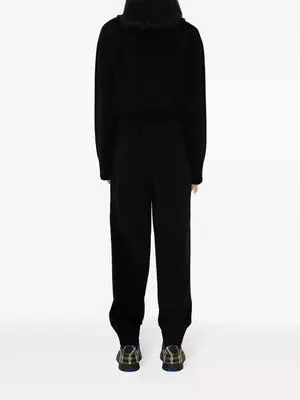 Burberry Logo-embroidered Wool-blend Jacket