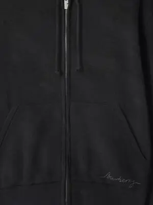 Burberry Logo-embroidered Wool-blend Jacket
