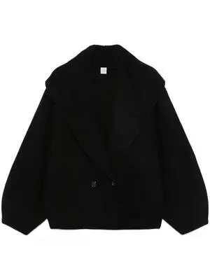 TOTEME Shawl-lapels Cardigan - Black