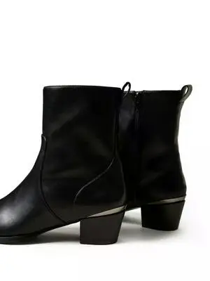 TWINSET 50mm Laminated-panel Cowboy Boots
