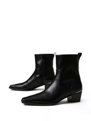 TWINSET 50mm Laminated-panel Cowboy Boots
