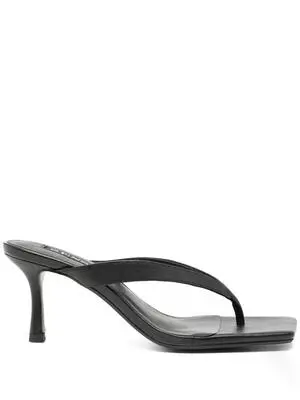 Senso Elvie Ii Square-toe Sandals - Black