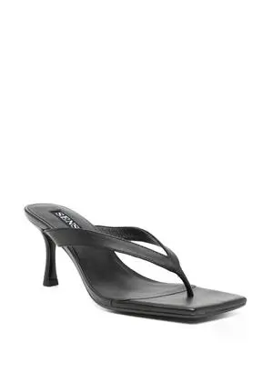 Senso Elvie Ii Square-toe Sandals - Black