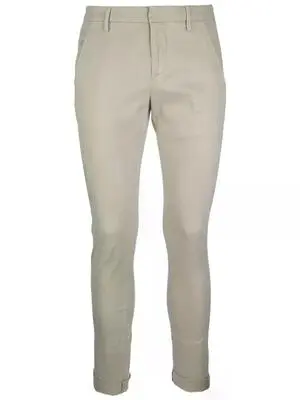 DONDUP Logo-plaque Trousers - Neutrals