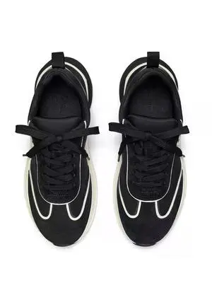 Tory Burch Good Luck Panelled Sneakers - Black