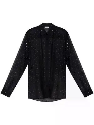 Oseree Curved Hem Shirts For Women