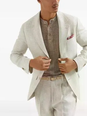 Brunello Cucinelli Checked-pattern Blazer