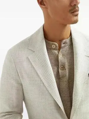 Brunello Cucinelli Checked-pattern Blazer