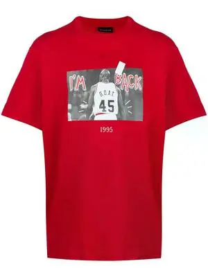 THROWBACK. I'm Back G.o.a.t. T-shirt - Red