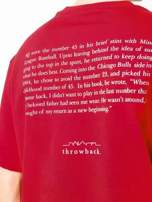 THROWBACK. I'm Back G.o.a.t. T-shirt - Red
