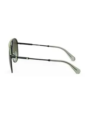 SWAROVSKI Crystal-embellished Pilot-frame Sunglasses