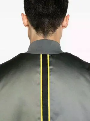 FERRARI Tape-detail Zip-up Bomber Jacket