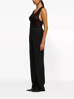 AMI Paris Flared Twill Trousers