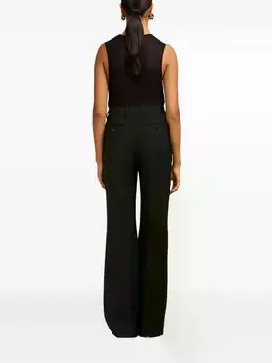 AMI Paris Flared Twill Trousers
