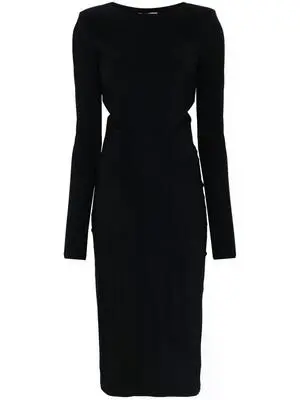Patrizia Pepe Cut-out Midi Dress
