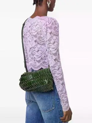 Rabanne Paco Embossed Crossbody Bag