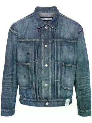 NEIGHBORHOOD Paint-splatter Denim Jacket