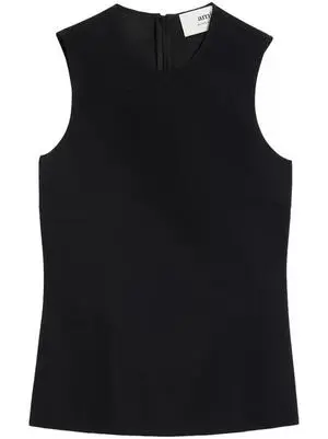 AMI Paris Crepe Tank Top