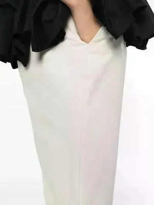 Viktor & Rolf Cropped Cotton Twill Trousers